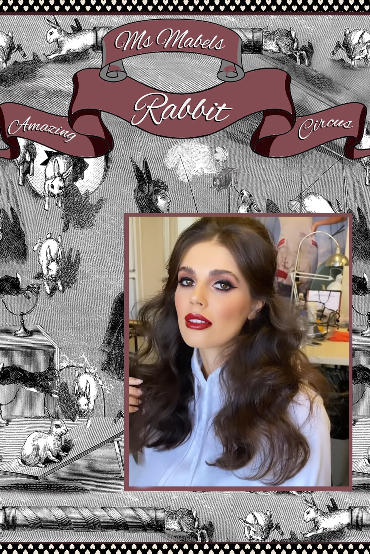 Behind the scenes featuring 'Ms Mabels Amazing Rabbit Circus' Hair and ...