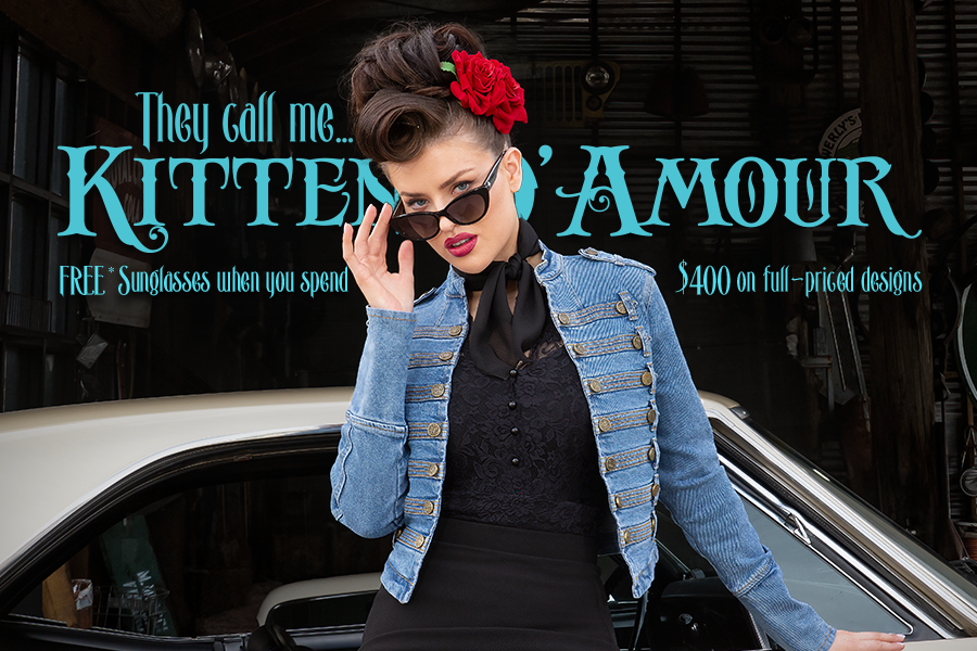 Kitten D'Amour - Vintage Inspired Boutique - Limited Release Designs